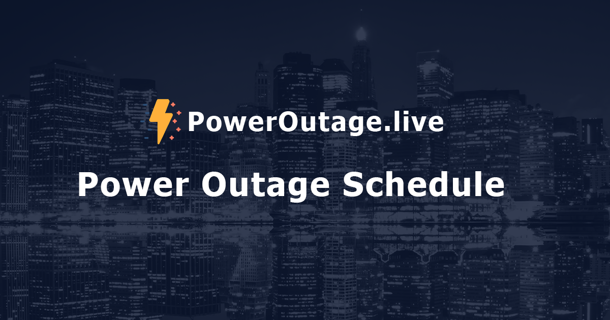 Winnipeg Power Outage Schedule Winnipeg Power Outage Schedule